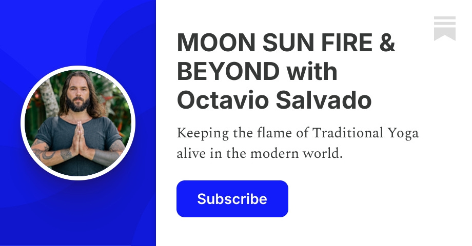 MOON SUN FIRE & BEYOND with Octavio Salvado | Substack