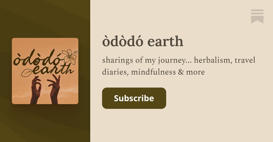 òdòdó earth | cait | Substack