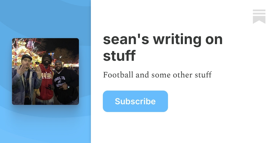 sean's writing on stuff | Substack