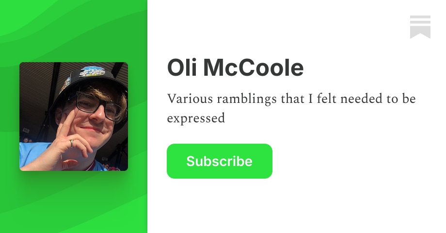 Oli McCoole | Substack
