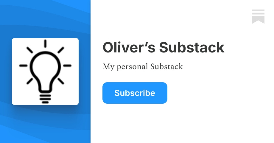 Oliver’s Substack | Oliver Maxfield | Substack