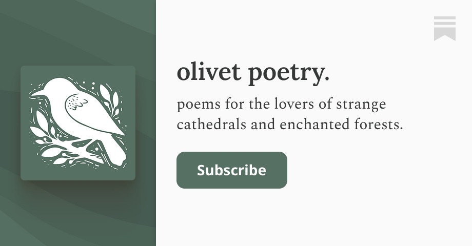 olivet poetry | Ollie Burgess | Substack