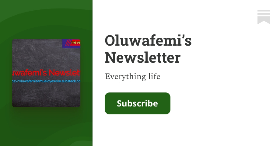 Everything life - by Oluwafemi Samuel Oyewole