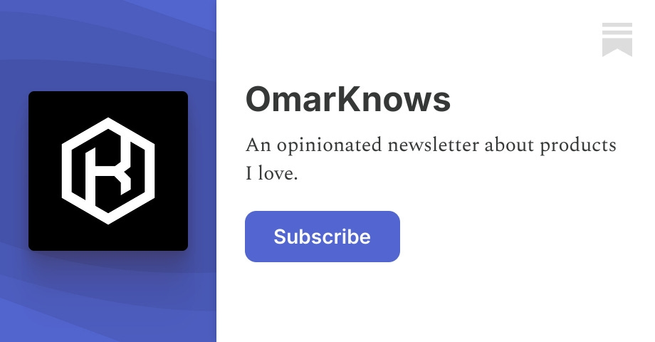 OmarKnows | Omar Shahine | Substack