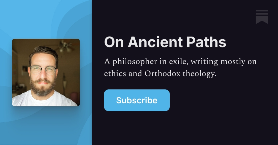 On Ancient Paths | Jeremiah Carey | Substack