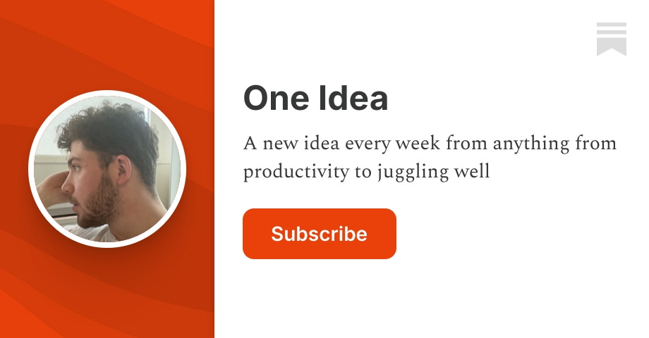 One Idea | Substack