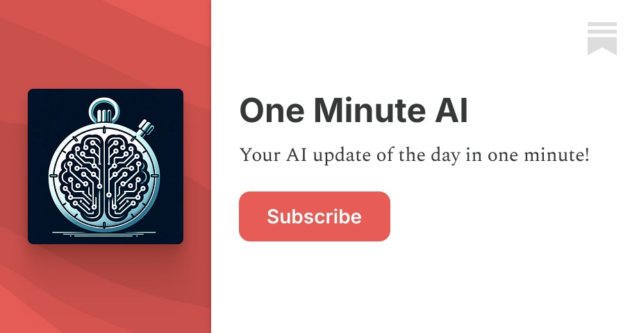 One Minute AI | Team One Minute AI | Substack