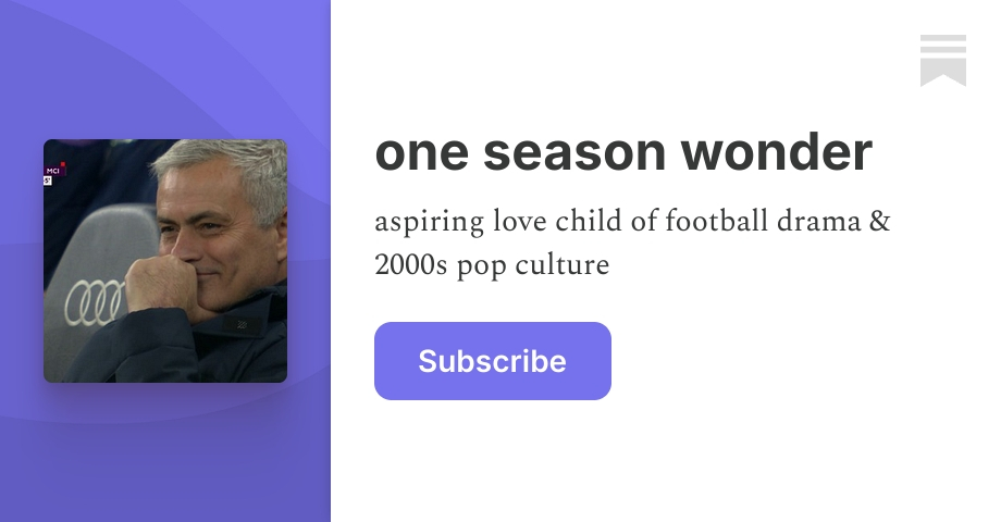 one season wonder | sneha nanavati | Substack