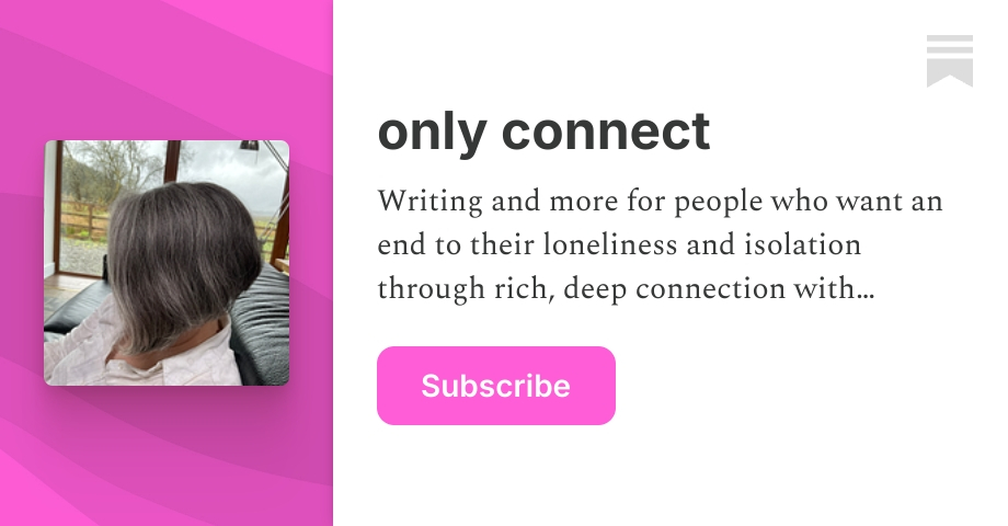 only connect | Elinor Prędota | Substack