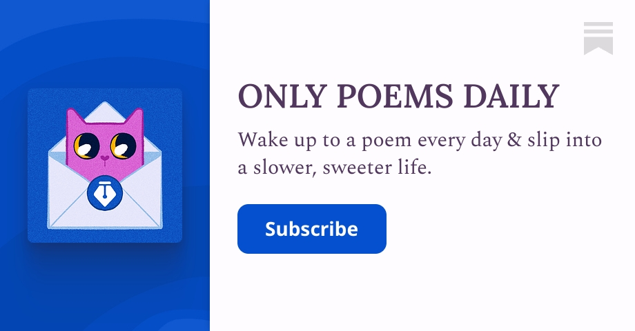 ONLY POEMS | Shannan Mann | Substack