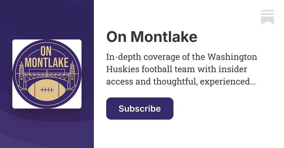 On Montlake | Christian Caple | Substack