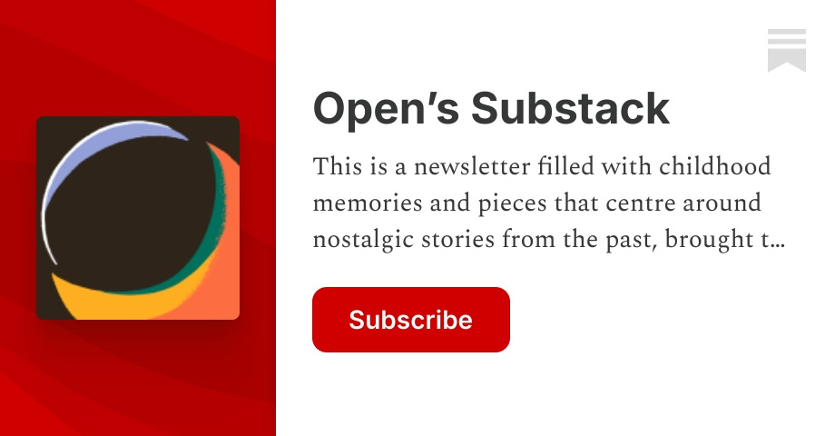 Open’s Substack | Open Dosa | Substack