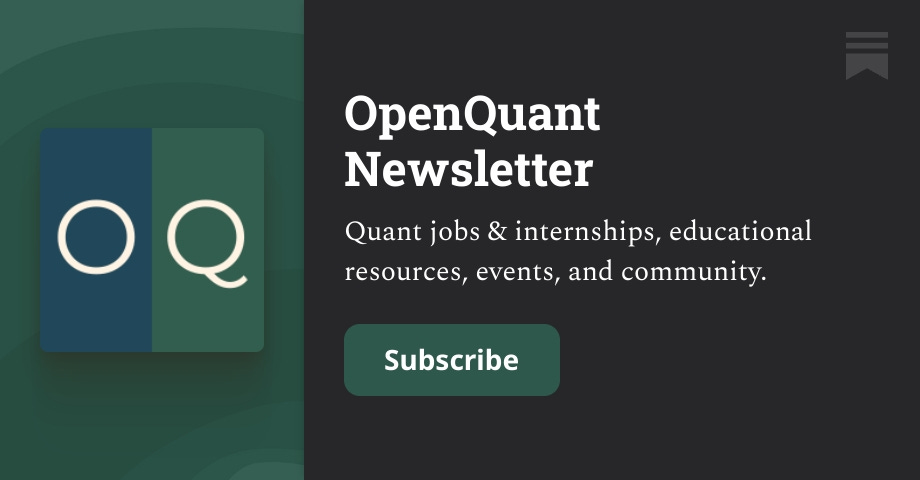 OpenQuant Newsletter | Substack