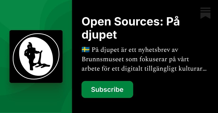 Open Sources: På djupet | Substack
