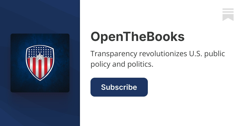 OpenTheBooks Substack | Adam Andrzejewski | Substack