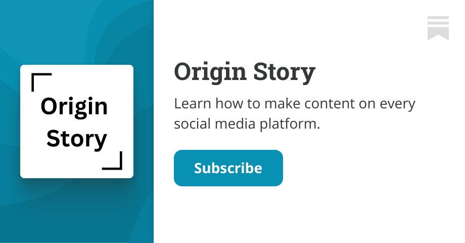 Origin Story | Substack