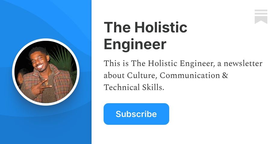 The Holistic Engineer | Osagie | Substack