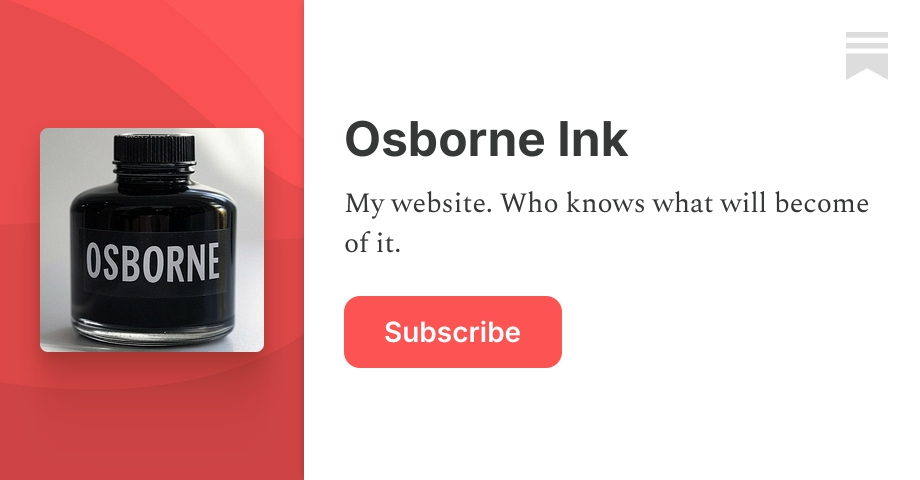 Osborne Ink Podcast | Matt Osborne | Substack