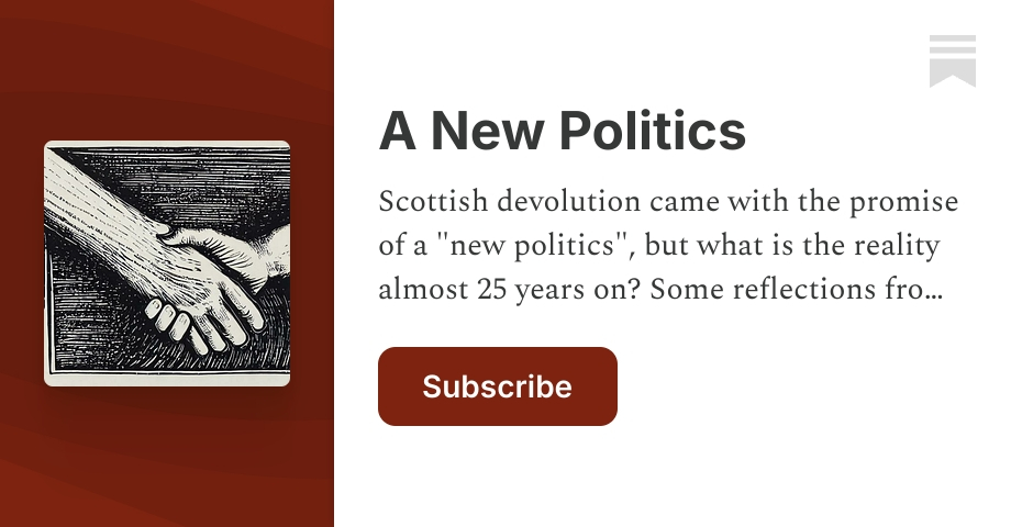 A New Politics | Stephen Noon | Substack