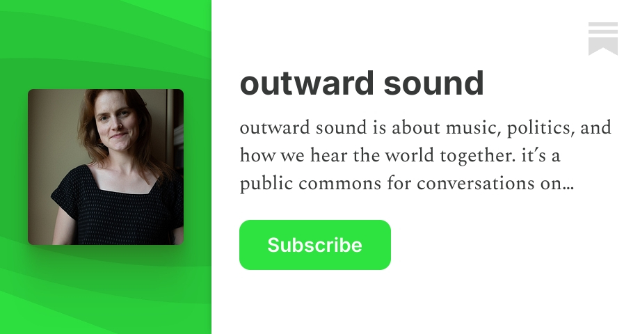 outward sound | andrea i. copland | Substack