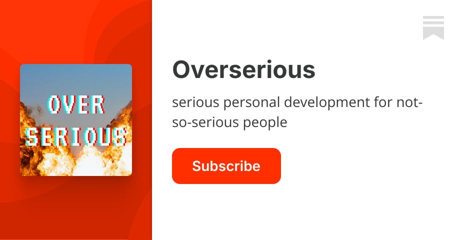 Overserious | Trébien | Substack