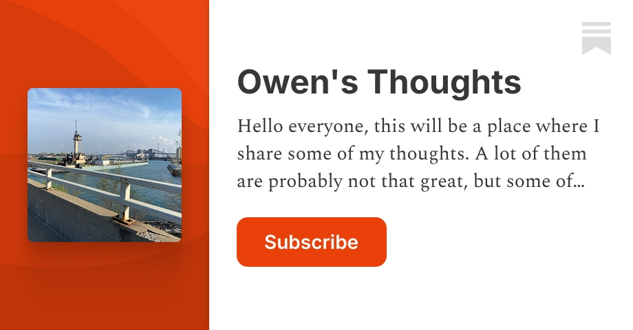 Owen's Thoughts | Owen Castle | Substack