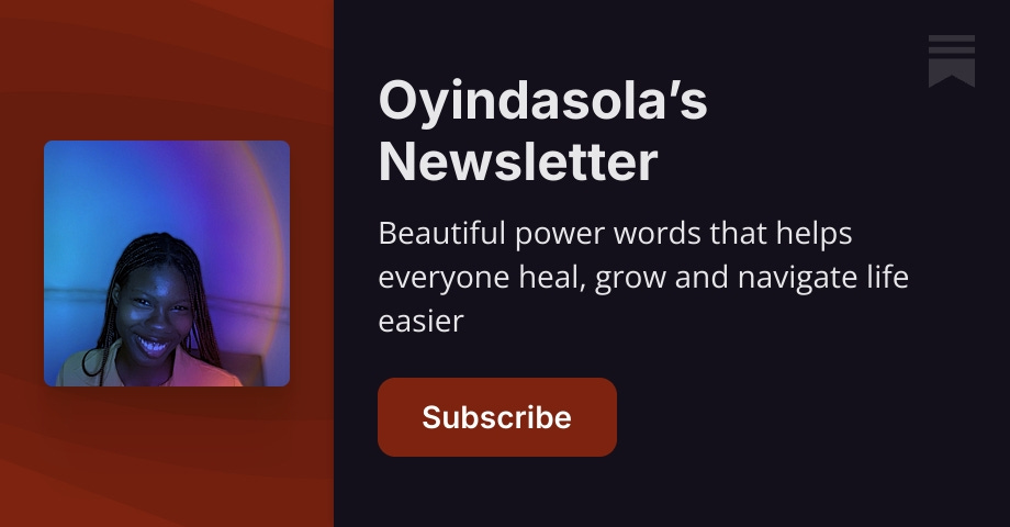 Oyindasola’s Newsletter | Oyindasola Asiwaju-dada | Substack
