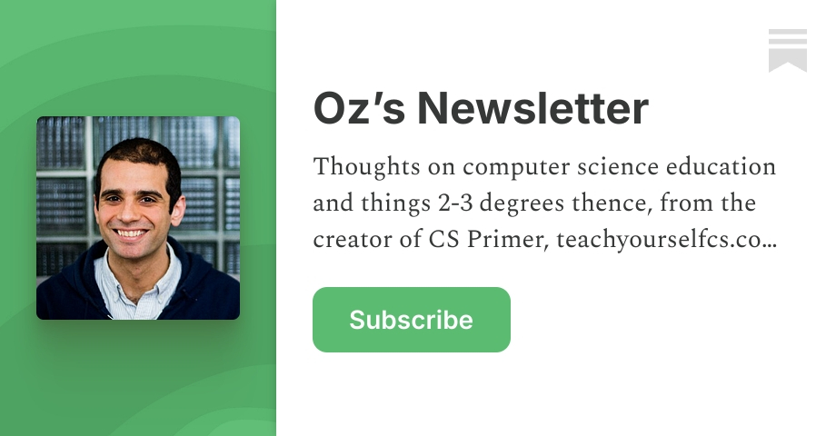 Oz’s Newsletter | Oz Nova | Substack