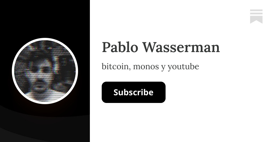 Pablo Wasserman | Substack