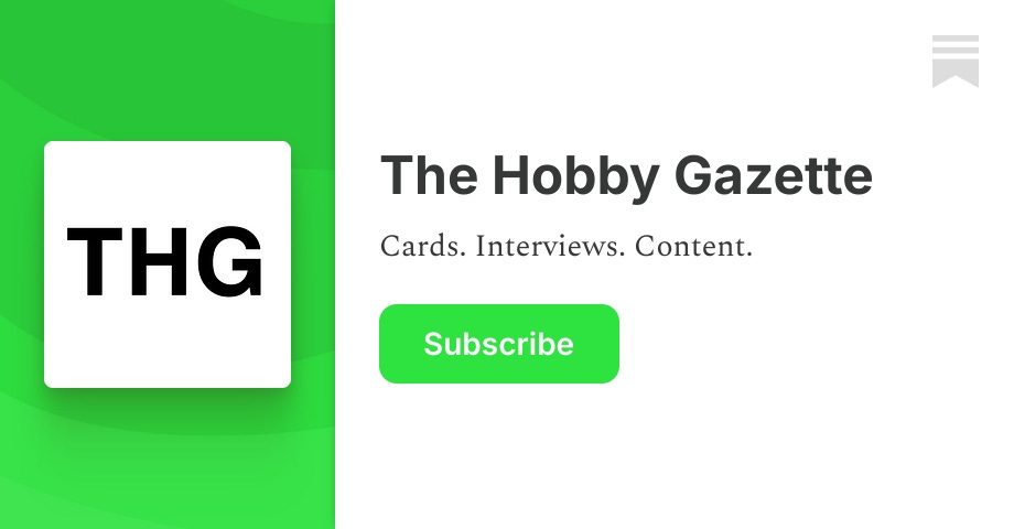 The Hobby Gazette | Pack Nicholson | Substack
