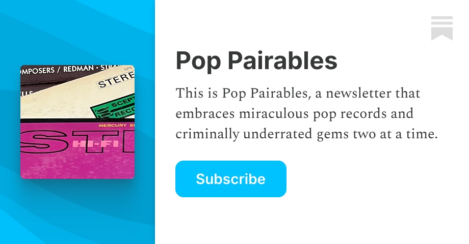 Pop Pairables | Richard Johnson | Substack