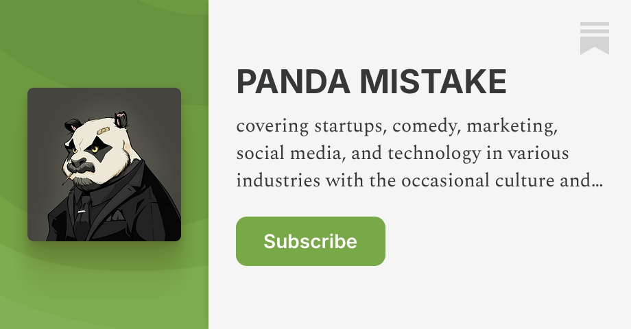 PANDA MISTAKE | mo elzubeir 🐼 | Substack