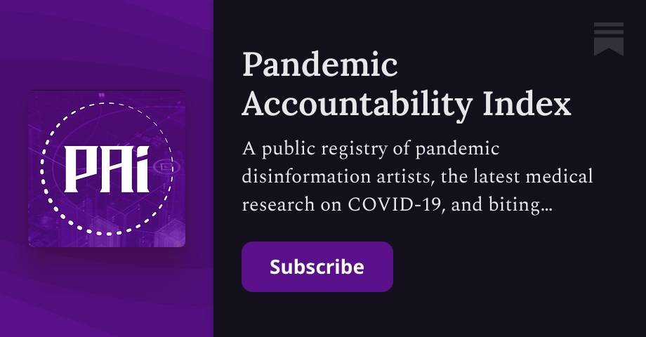 Pandemic Accountability Index | Substack