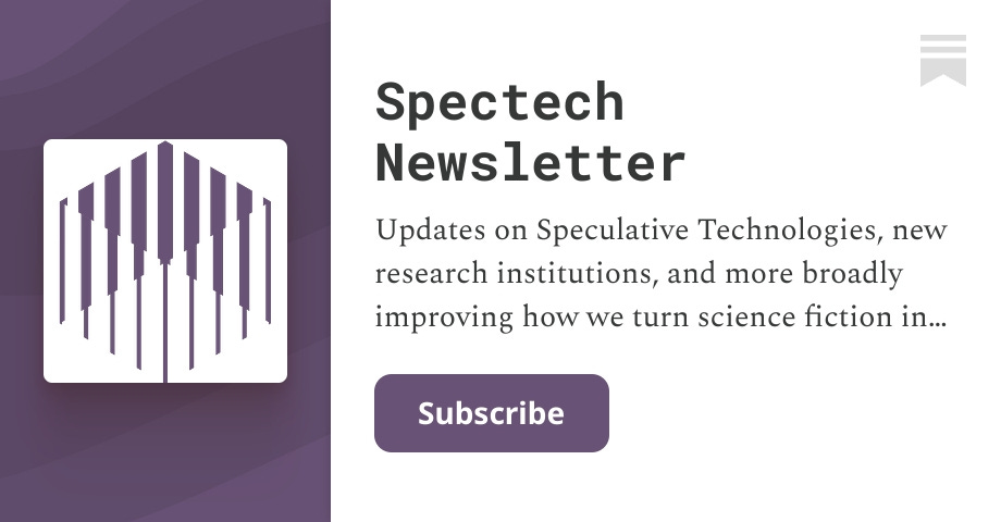 Spectech Newsletter | Ben Reinhardt | Substack
