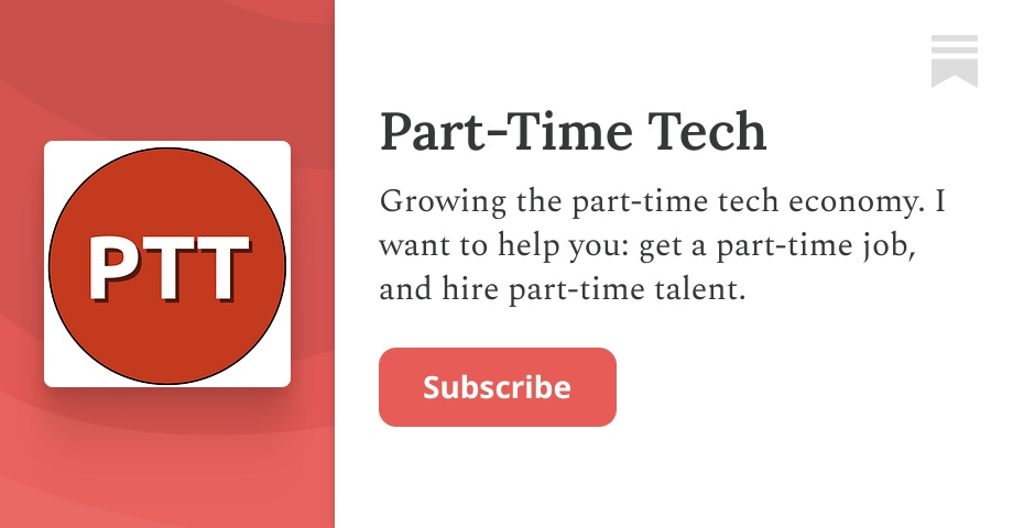 Part-Time Tech | Ernie Park | Substack