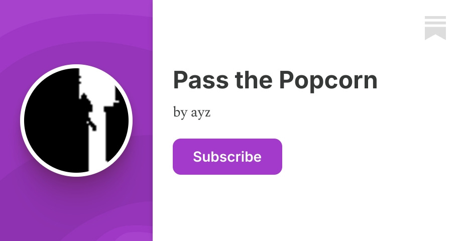 About - Pass the Popcorn