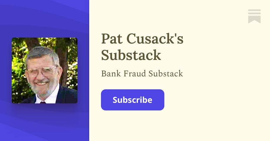 Pat Cusack's Substack | Substack