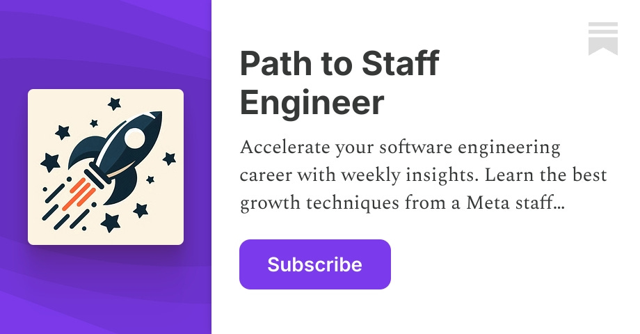Path to Staff Engineer | Sidwyn Koh | Substack