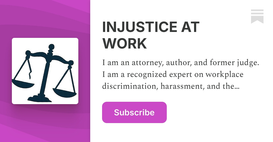 About - INJUSTICE AT WORK