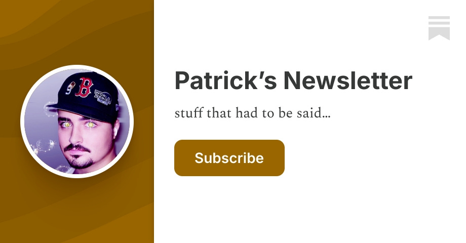 Patrick’s Newsletter | Patrick Doran | Substack