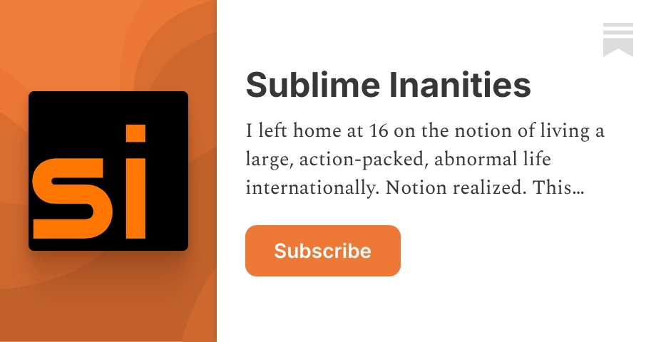 Sublime Inanities | Paul Fenn | Substack