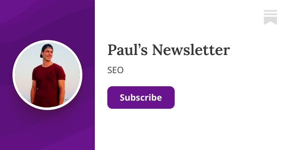 Paul’s Newsletter | Paul Grillet | Substack