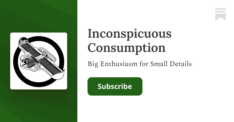 Inconspicuous Consumption | Paul Lukas | Substack