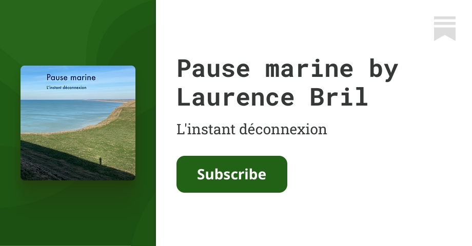 Pause marine by Laurence Bril | Substack