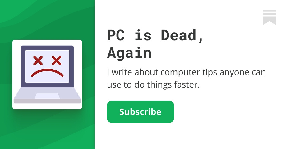 PC is Dead, Again | Ionuț-Alexandru Popa | Substack