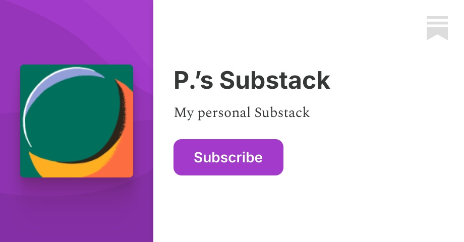 P.’s Substack | P. David Himmel | Substack