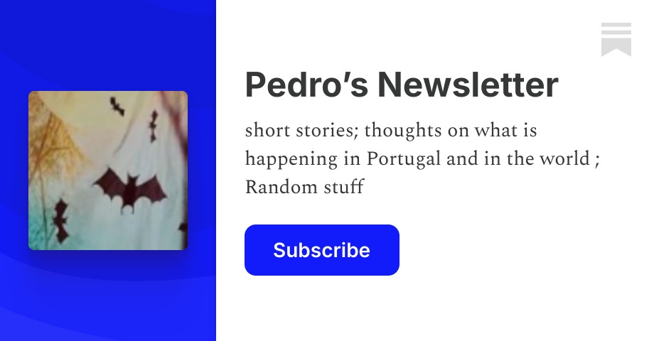 Pedro’s Newsletter | Pedro Figueiredo | Substack