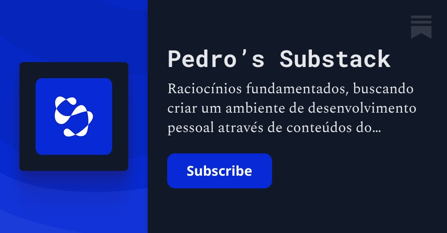 Pedro’s Substack | Pedro Gregate Segolin | Substack