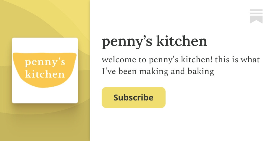 penny’s kitchen | Substack