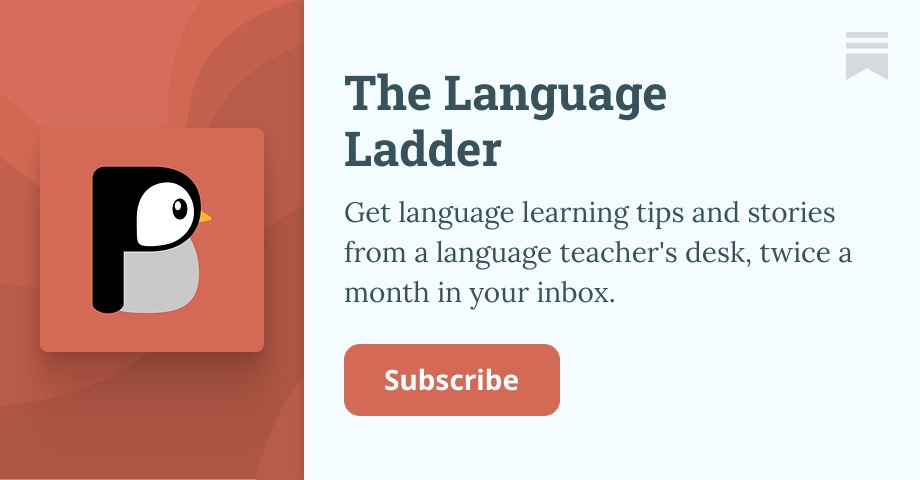 The Language Ladder | Shea Co | Substack